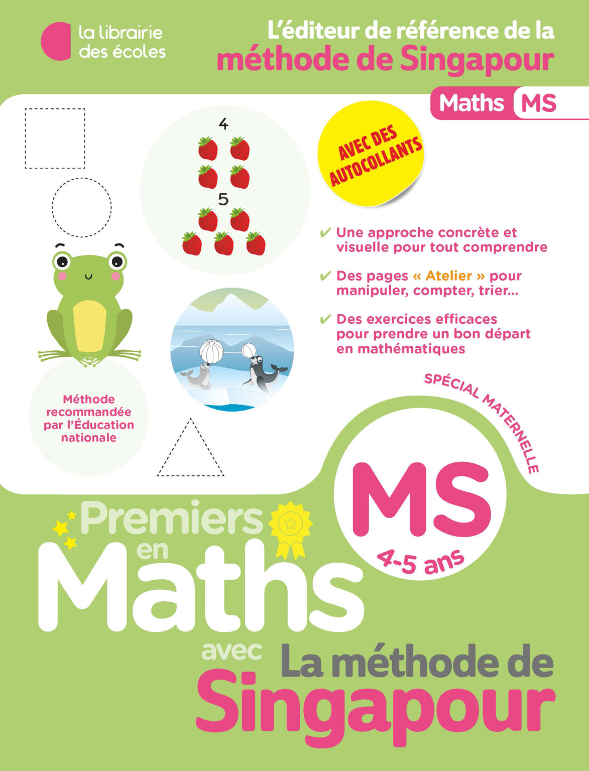 Premiers en maths avec la méthode de Singapour - MS - La Librairie des ...